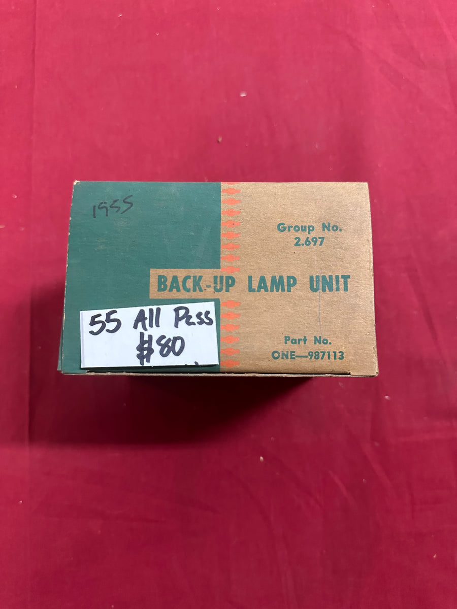 1955 CHEVROLET NOS BACK UP LAMP UNIT – Forbush Vintage Auto Parts