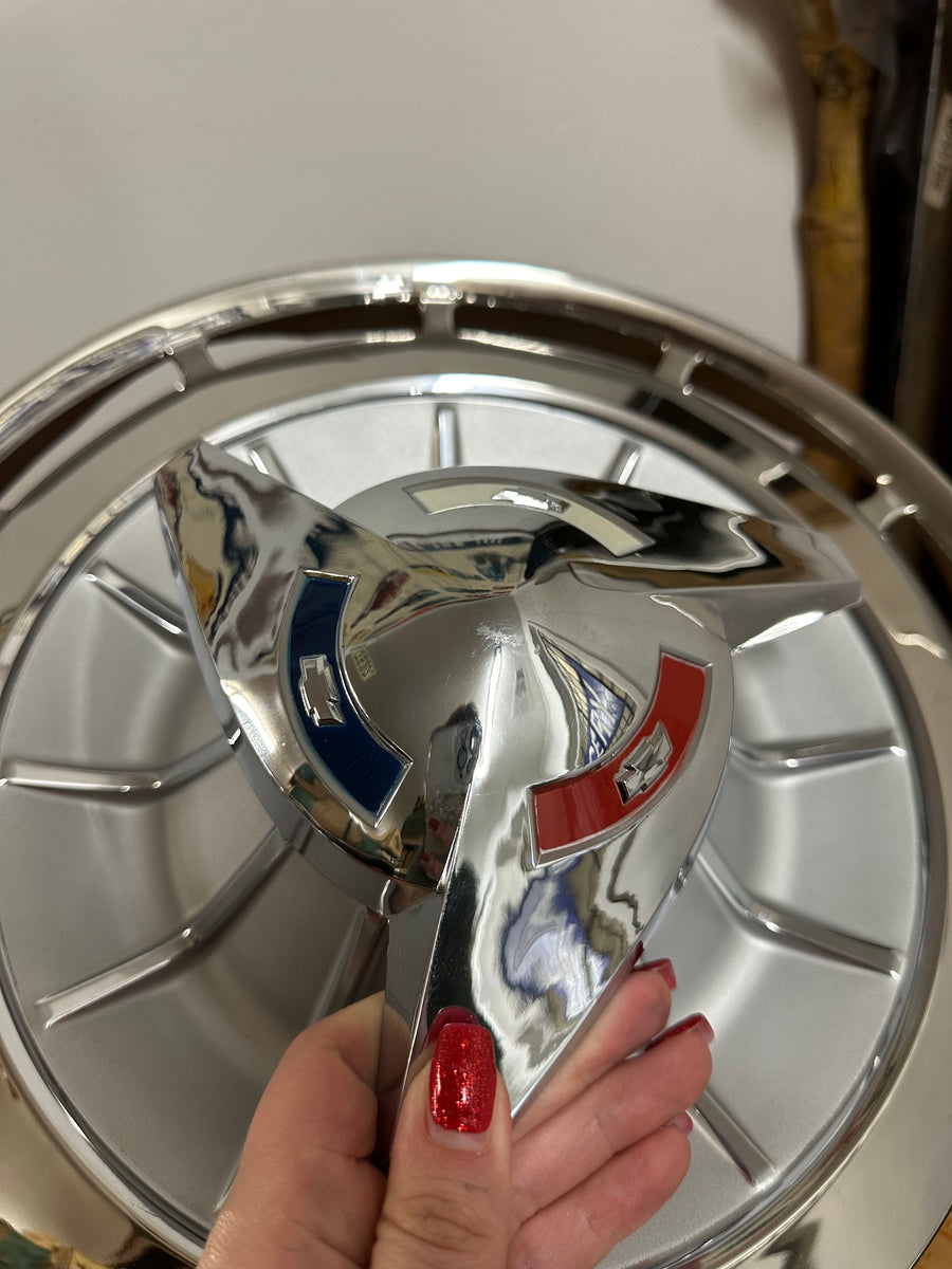 1962 CHEVROLET NOS SS HUBCAPS PAIR – Forbush Vintage Auto Parts