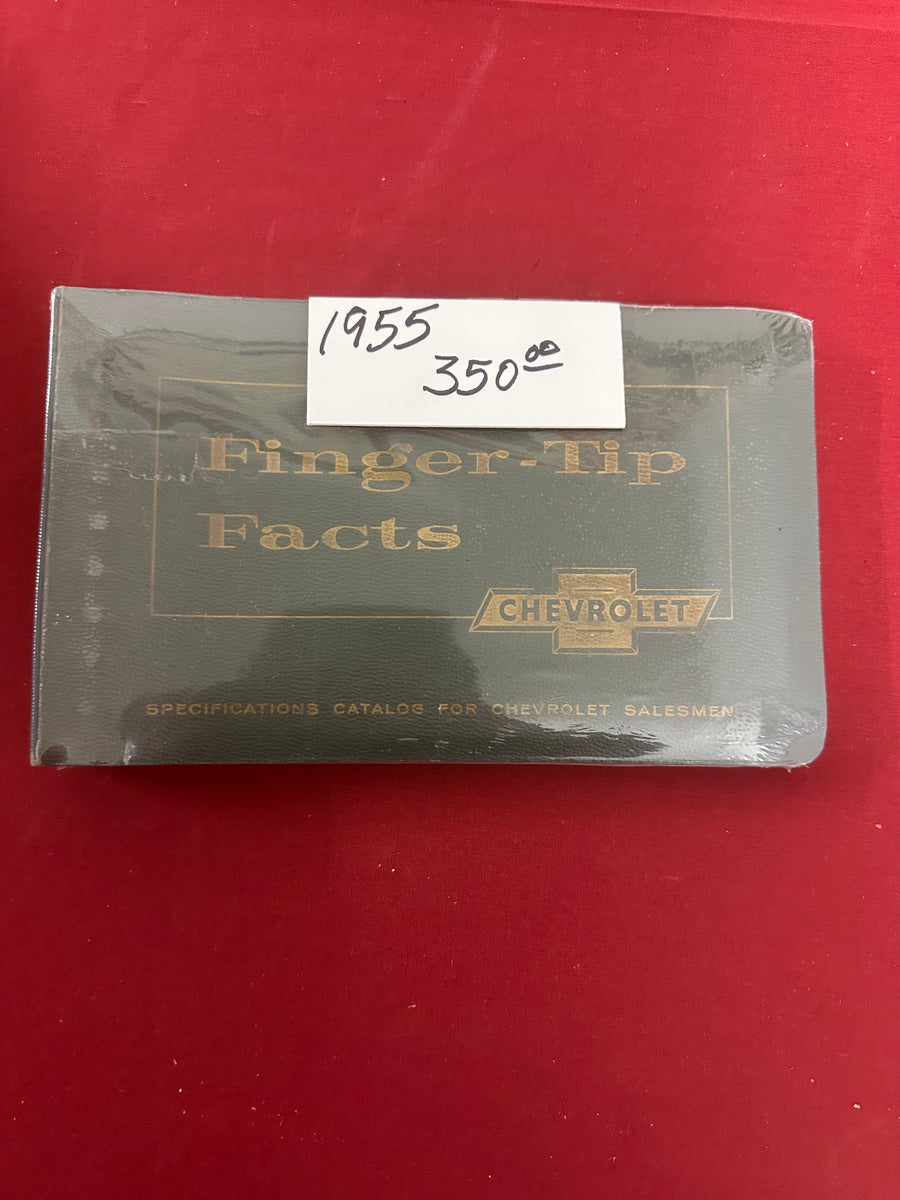 1955 CHEVROLET FINGERTIP FACTS BOOK – Forbush Vintage Auto Parts