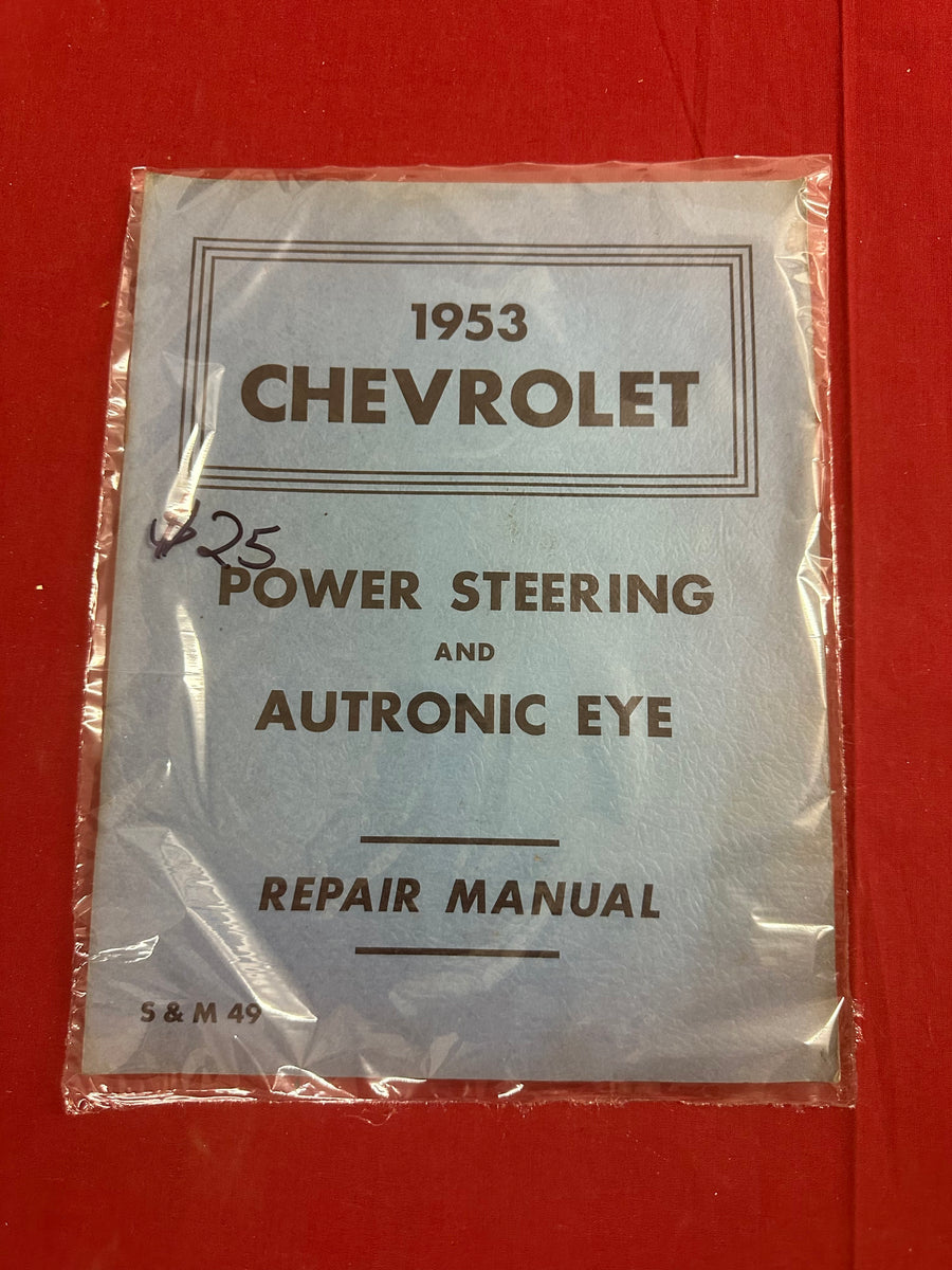 1953 CHEVROLET POWER STEERING AND AUTRONIC EYE MANUAL – Forbush Vintage ...