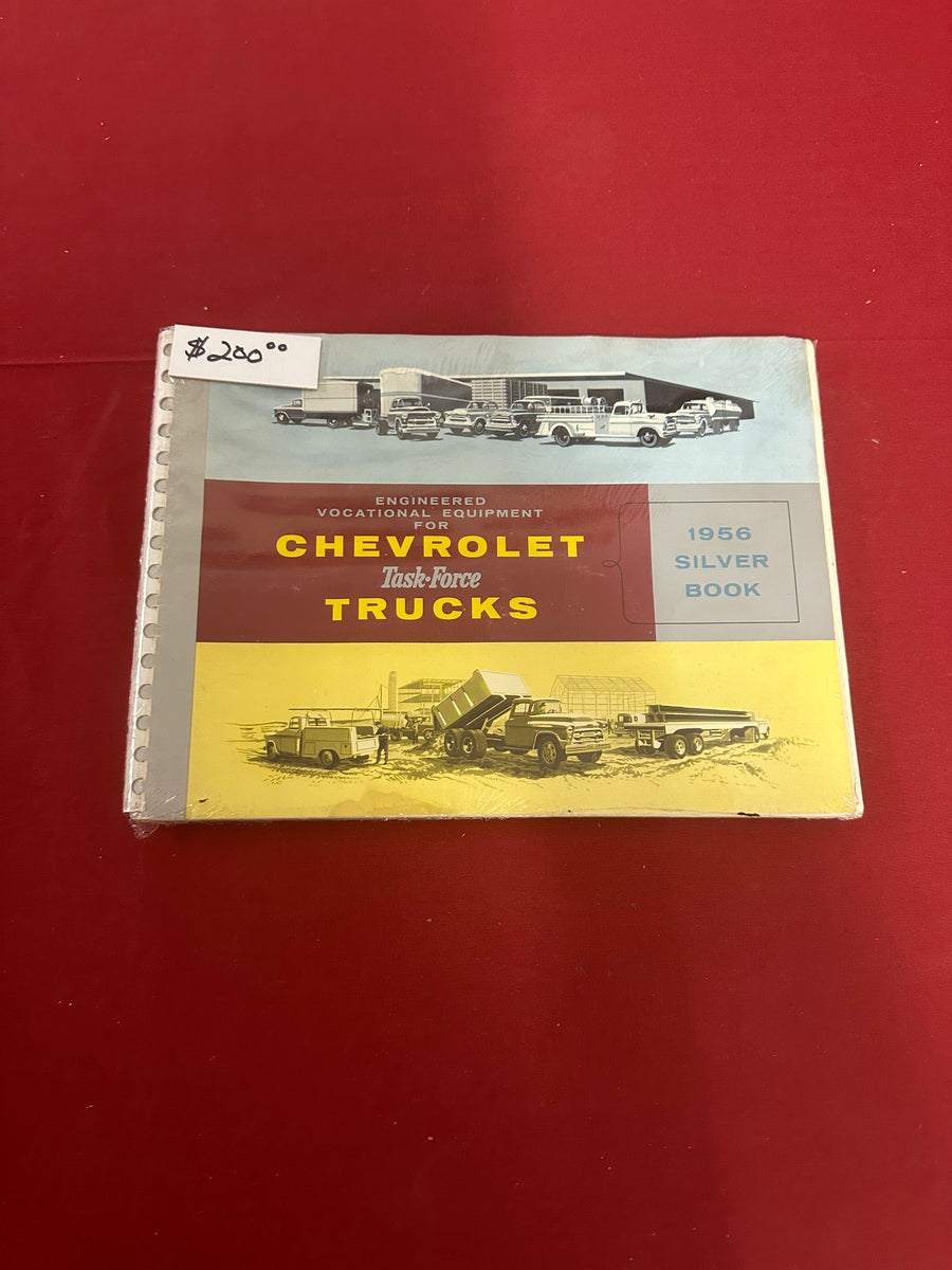 1956 CHEVROLET TASK FORCE TRUCKS SILVER BOOK – Forbush Vintage Auto Parts