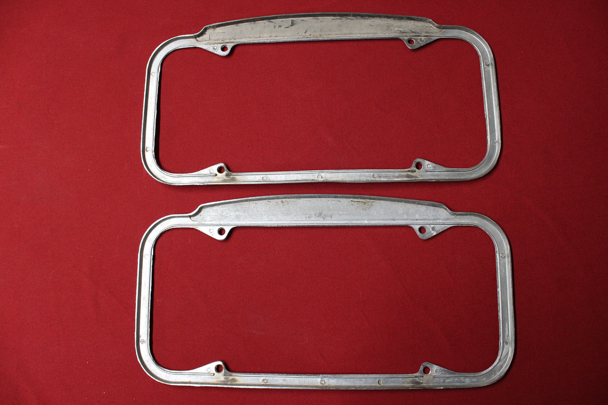 ORIGINAL MCAULAY PONTIAC LICENSE PLATE FRAME – Forbush Vintage Auto Parts