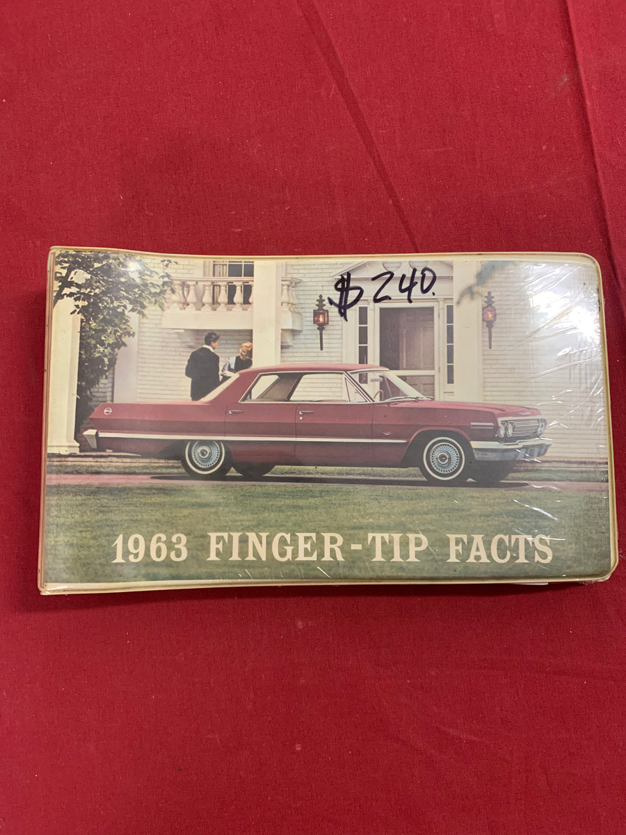1963 CHEVROLET FINGER TIP FACTS – Forbush Vintage Auto Parts