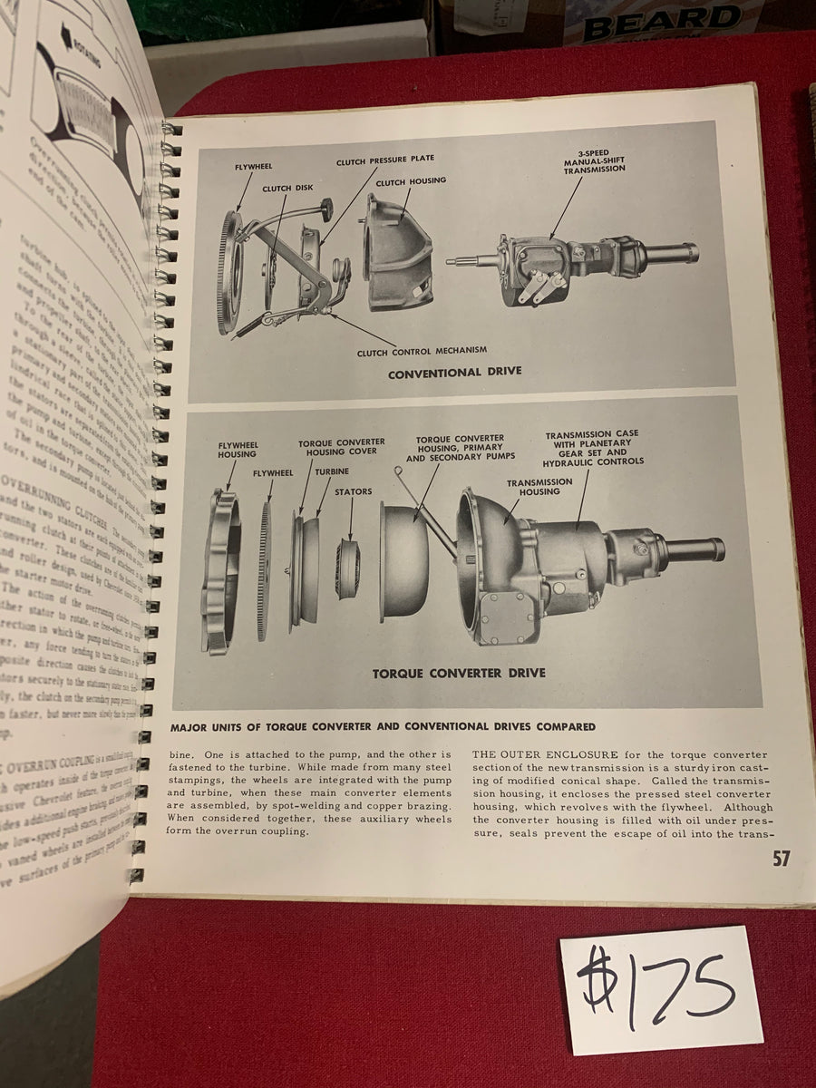 1950 CHEVROLET ENGINEERING FEATURES BOOK – Forbush Vintage Auto Parts